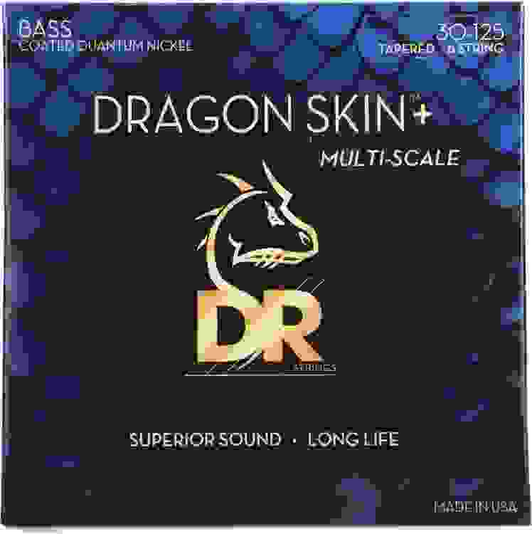 DR Strings Dragon Skin+ Coated Tapered Multi-scale 6-string Bass Guitar ...