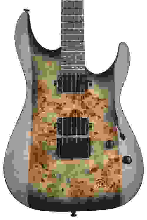 Schecter C-6 Pro Electric Guitar - Charcoal Burst, Sweetwater Exclusive