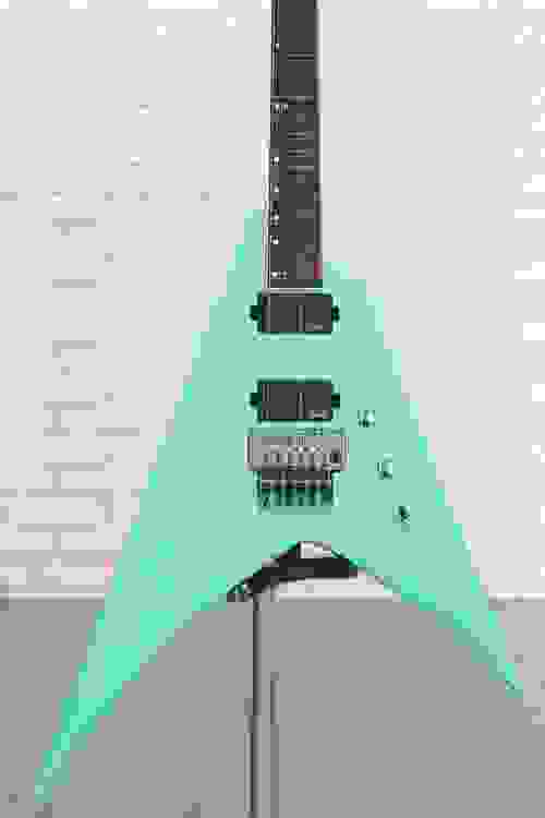 ESP USA V-II FR Electric Guitar - Midori Gold Sparkle | Sweetwater