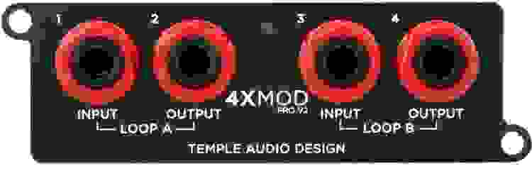 Temple Audio 4X MOD Pro V2 4-channel Buffer Module for Templeboard | Sweetwater
