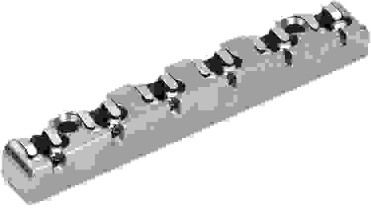 Fender LSR Roller Nut - Brushed Chrome | Sweetwater