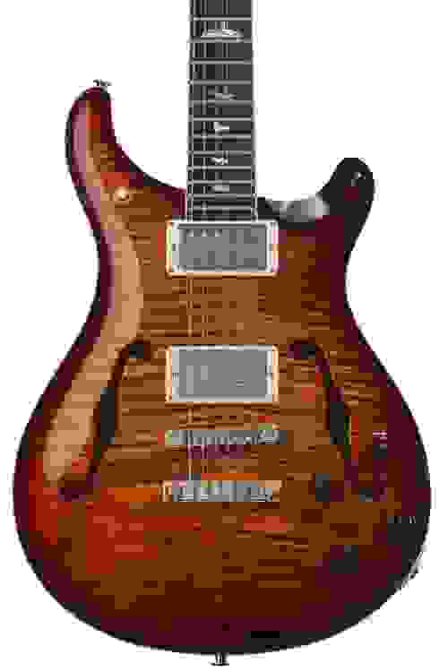 PRS McCarty 594 Hollowbody II 10-Top Electric Guitar - Dark Cherry Sunburst | Sweetwater