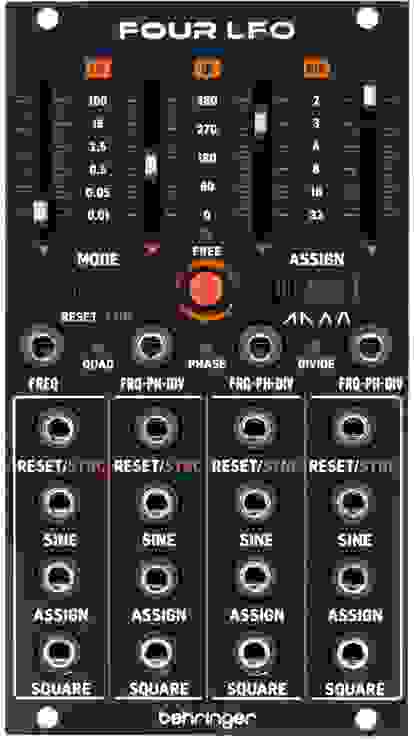Behringer Four LFO 4-channel LFO Eurorack Module | Sweetwater