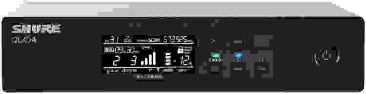 Shure QLXD4 Digital Wireless Receiver - J50 Band, 572-636 MHz | Sweetwater