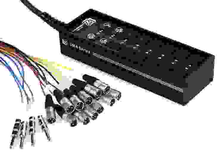 Pro Co SMA1204FBQ-25 SMA Series 12x4 Stage Snake with 1/4 inch Returns ...