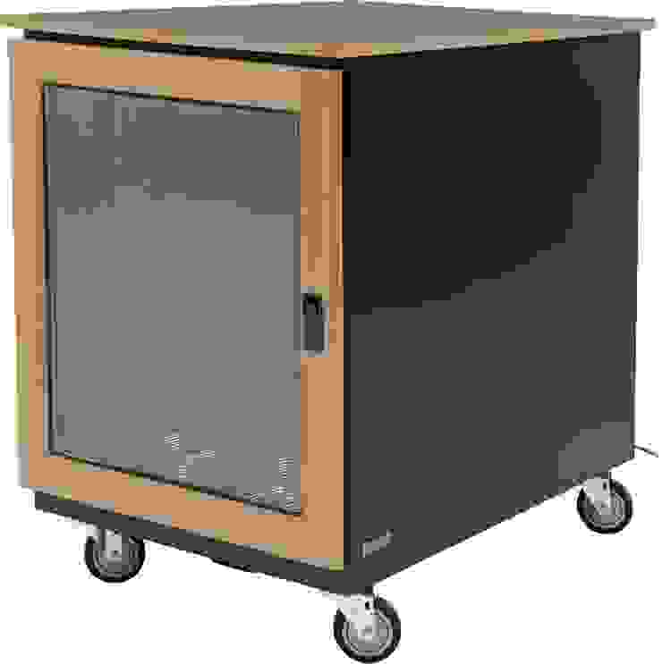 Argosy IsoBox PRO 12RU - Textured Black with Red Oak Trim, Left Door ...