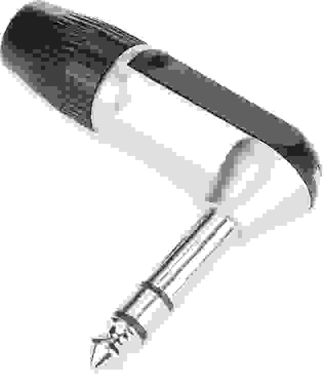 REAN NYS208 1/4-inch Right-angled TRS Cable-mount Connector | Sweetwater