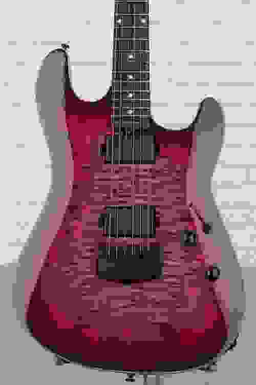 Ernie Ball Music Man Sabre HT Electric Guitar - Raspberry Burst ...