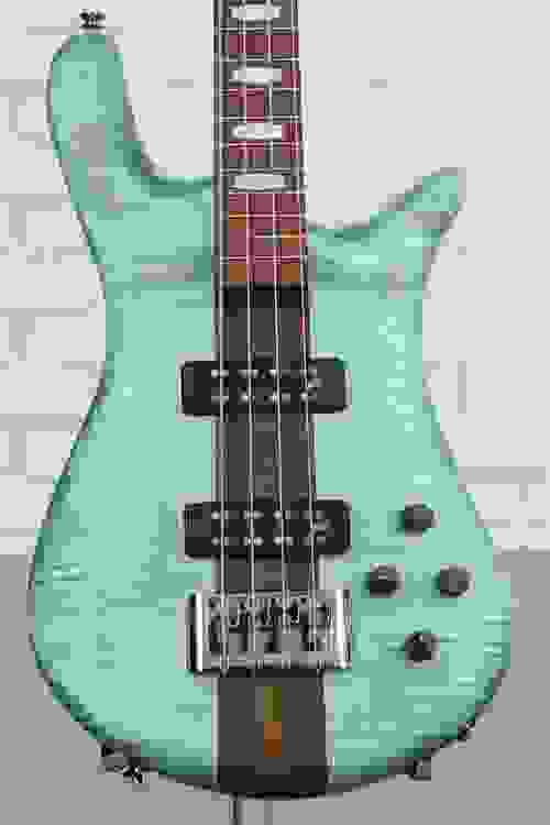 Spector Euro 4 RST Bass Guitar - Turquoise Tide | Sweetwater
