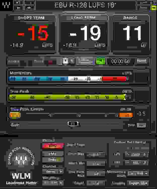 Waves WLM Plus Loudness Meter Plug-in | Sweetwater