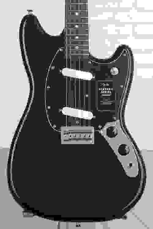 Fender Player II Mustang - Black with Rosewood Fingerboard | Sweetwater