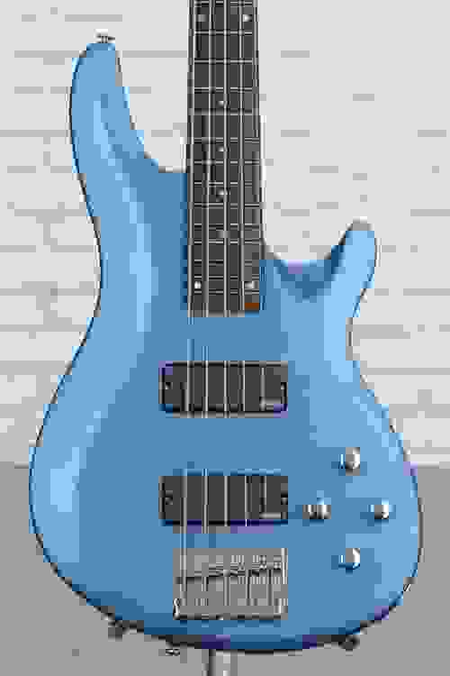 Schecter C-5 Deluxe Bass Guitar - Satin Metallic Blue | Sweetwater