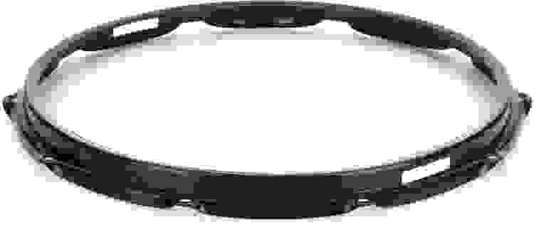 S Hoop 10-lug Snare Snare Side Hoop - 14-inch - Black Finish | Sweetwater