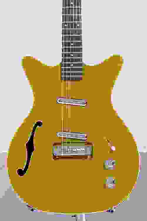 Danelectro Fifty Niner DC Semi-hollowbody Electric Guitar - Gold Top ...