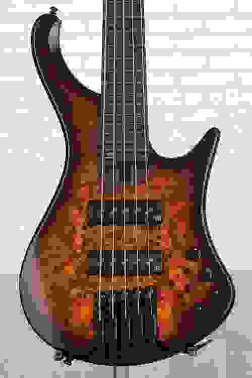 Ibanez EHB Ergonomic Headless 5-string Bass Guitar - Dragon Eye Burst ...