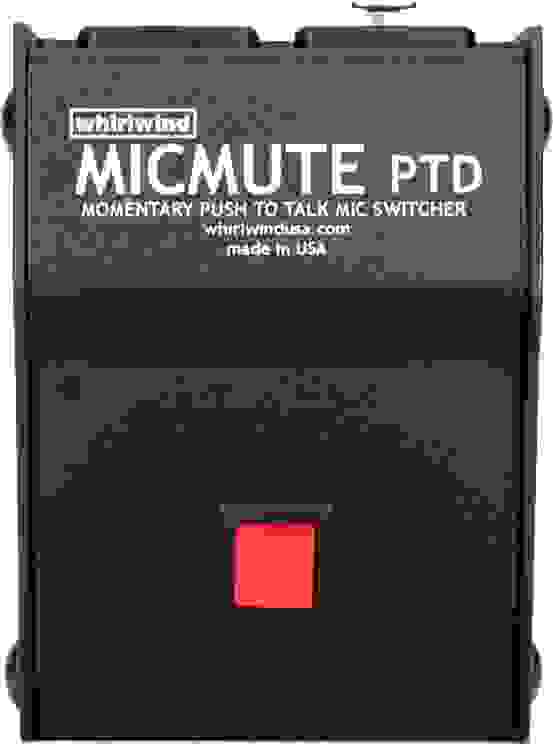 Whirlwind Micmute PTD Desktop Push-to-Talk Microphone Switch | Sweetwater