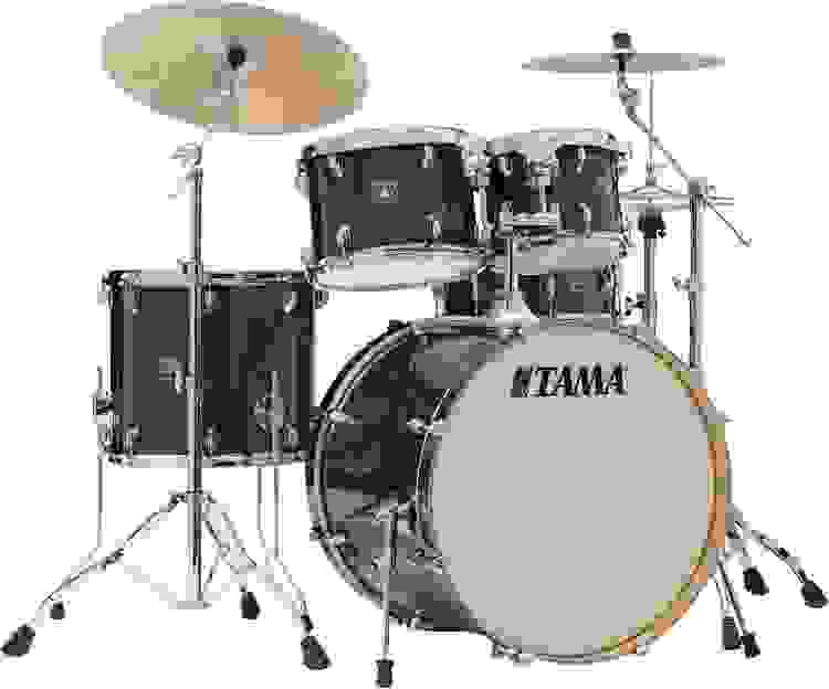 Tama Superstar Classic 5-piece Shell Pack with Snare Drum - Black ...