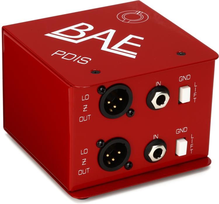 BAE PDIS 2-channel Passive Instrument Direct Box | Sweetwater