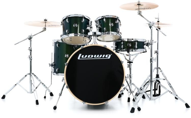 Ludwig Element Evolution LCEE220 5-piece Shell Pack with Hardware ...