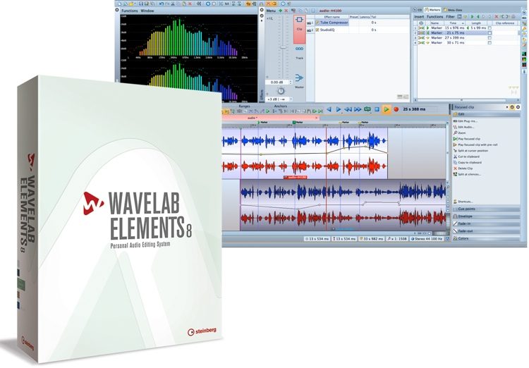 Steinberg WaveLab Elements 8 (boxed) | Sweetwater