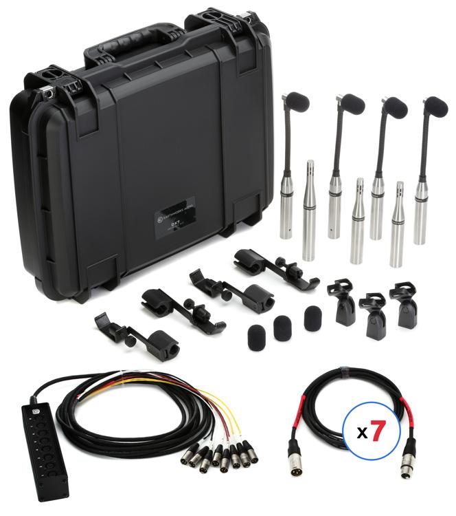 Earthworks DK7 Drum Kit System with Snake and Cables | Sweetwater