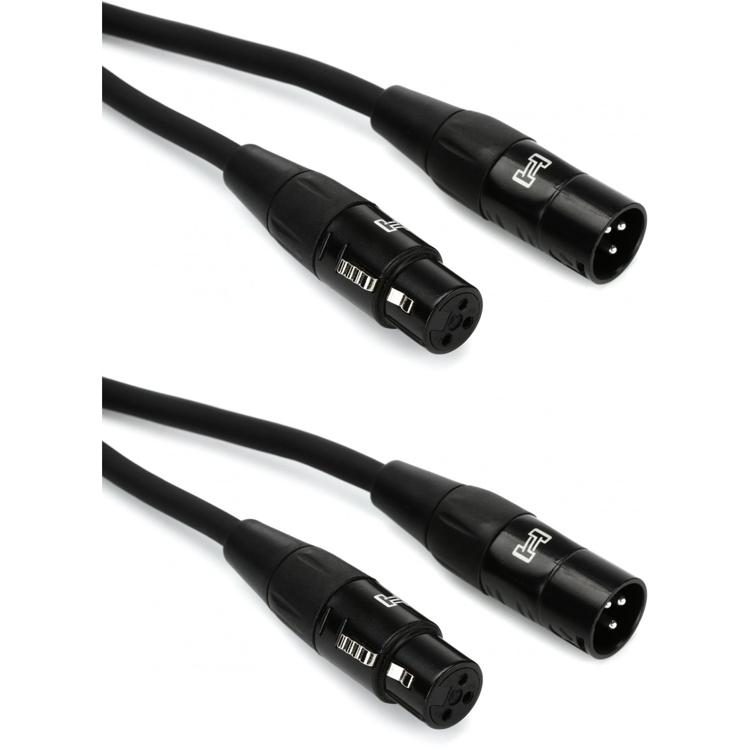 Hosa HMIC-015 Pro Microphone Cable 2-Pack - 15 foot | Sweetwater