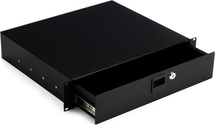 On-Stage RDL2000 2U Locking Rack Drawer | Sweetwater