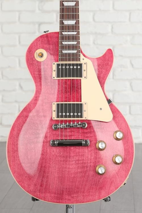 Gibson Les Paul Standard '60s Figured Top Electric Guitar - Trans Fuchsia | Sweetwater
