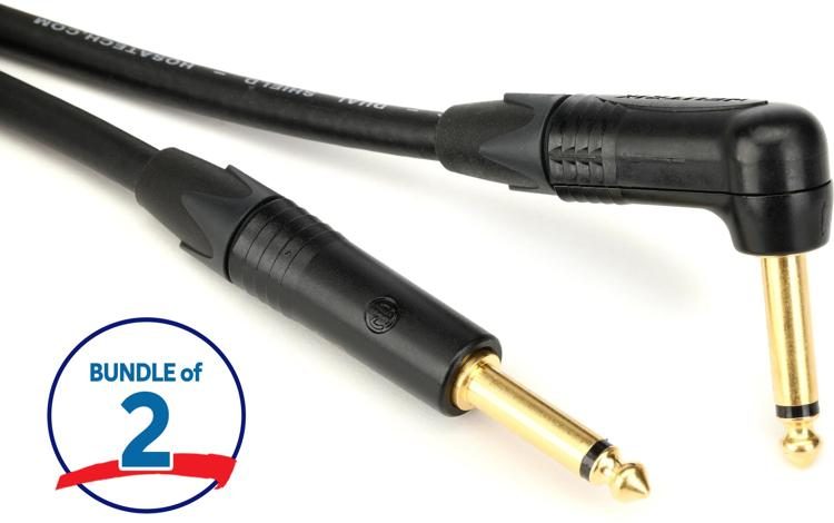 Hosa CGK-005R Edge Instrument Cable - 5 foot (2-Pack) | Sweetwater