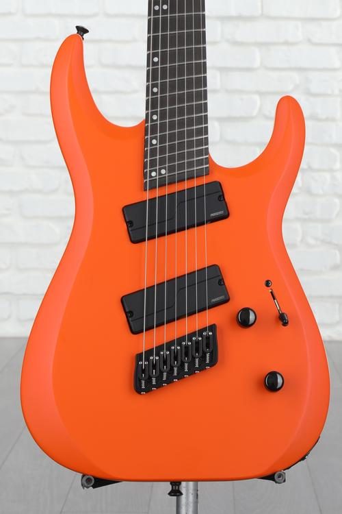 Jackson Pro Plus Series DK Modern HT7 MS Electric Guitar - Satin Orange ...