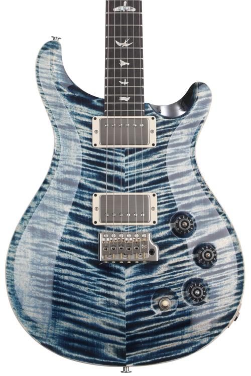 PRS DGT Electric Guitar with Moon Inlays - Faded Whale Blue | Sweetwater