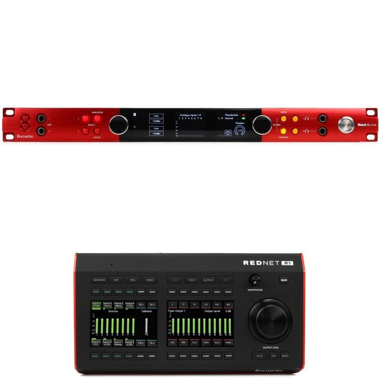 Focusrite Red 8Line Thunderbolt 3 Interface and RedNet R1 Remote ...
