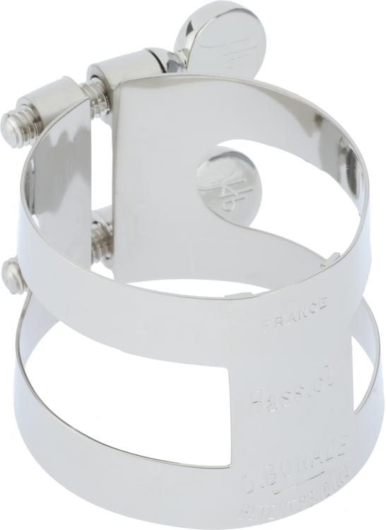 Bonade 22553U Inverted Bass Clarinet Ligature - Nickel-plated | Sweetwater