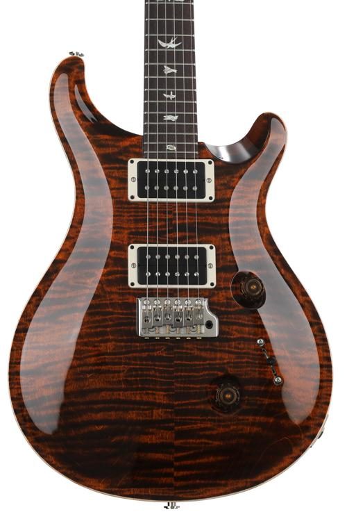 PRS Custom 24 - Orange Tiger with Pattern Regular Neck | Sweetwater