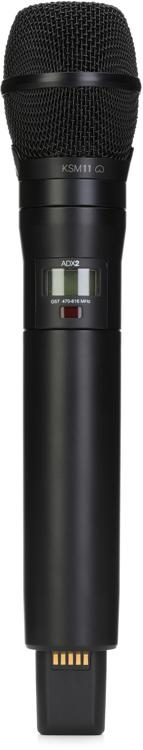 Shure Axient Digital Showlink Handheld Transmitter with KSM11, Black | Sweetwater