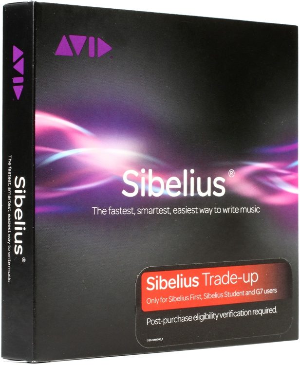 Avid Sibelius 8 Upgrade from Sibelius First, Student or G7 | Sweetwater