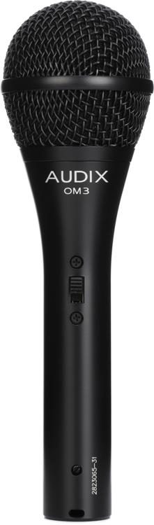 Audix OM3 Vocal and Instrument Dynamic Microphone - Black | Sweetwater