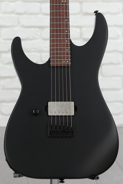 ESP LTD M-201 HT Left-handed Electric Guitar - Black Satin | Sweetwater