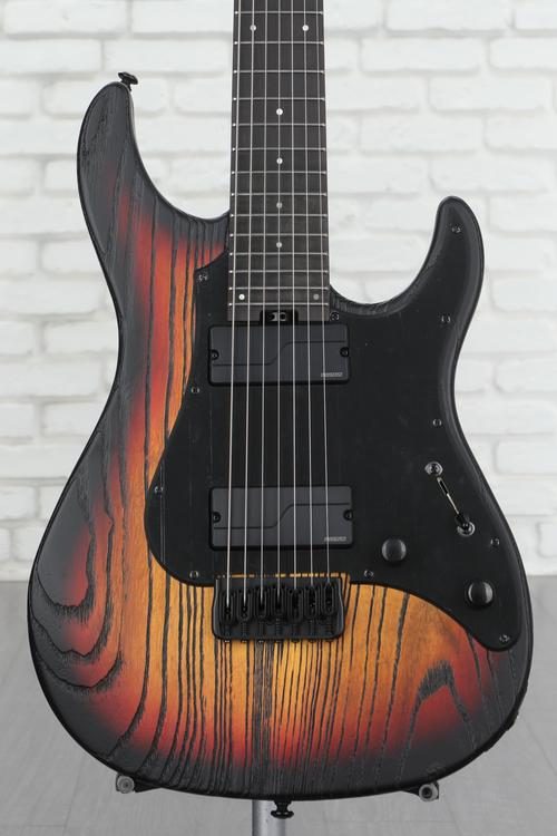 ESP SN-1007 7-string Baritone Electric Guitar - Fireblast | Sweetwater
