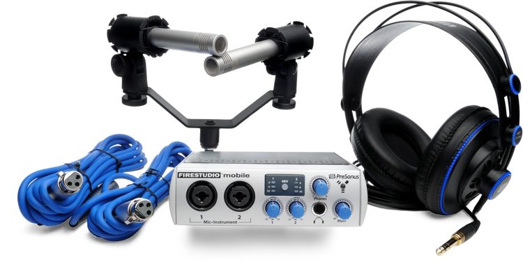 PreSonus FireStudio Mobile Studio - FireStudio Mobile + Studio Pack ...
