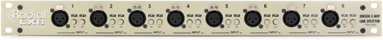 Radial LX8 8-channel Balanced Line Splitter with Isolation | Sweetwater