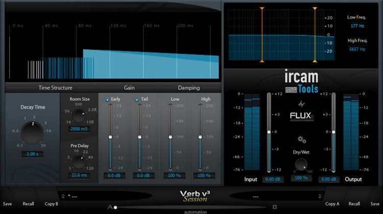Flux:: IRCAM Verb Session v3 Plug-in | Sweetwater