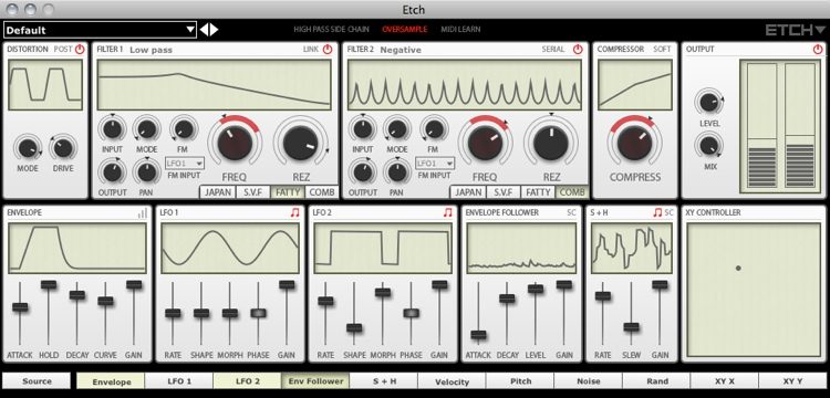 FXpansion Etch Analog Filter Plug-in | Sweetwater