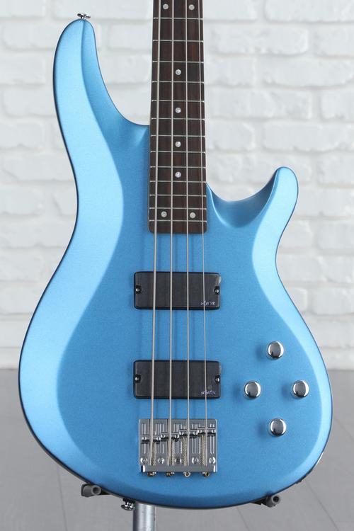Schecter C-4 Deluxe Bass Guitar - Satin Metallic Blue | Sweetwater