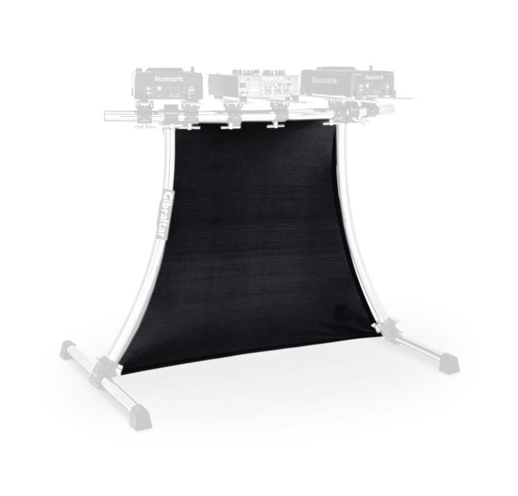 Gibraltar Radius Workstation Scrim - Black | Sweetwater