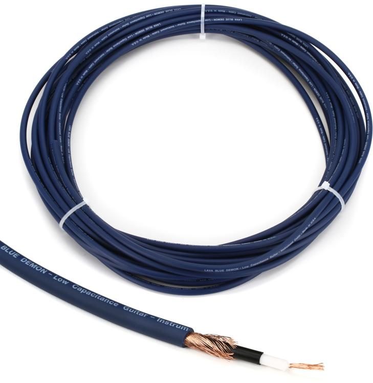 Lava Cable Instrument Wire - Blue Demon 50 Foot | Sweetwater