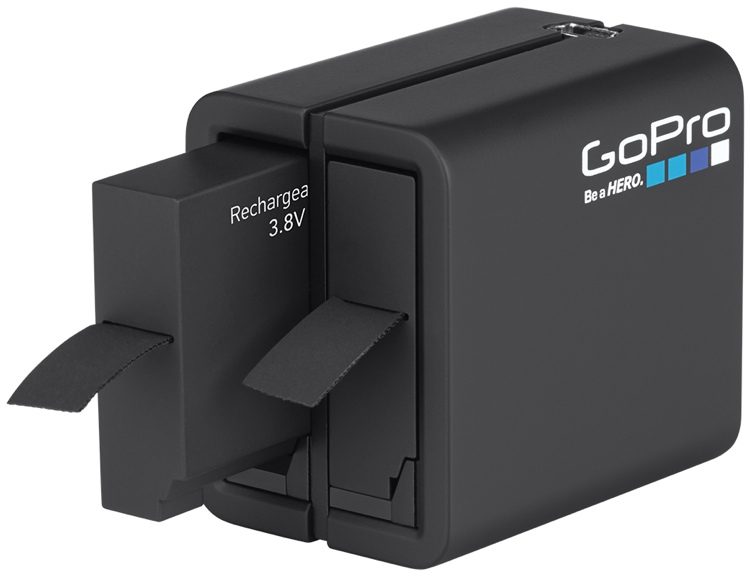 GoPro Dual Battery Charger + Battery (for HERO4) | Sweetwater