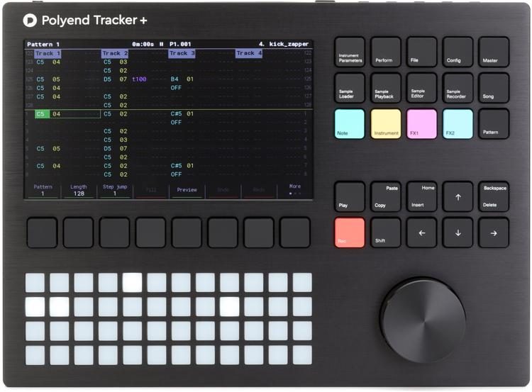 Polyend Tracker+ 16-track Stereo Sampler, Drum Machine, and Synthesizer | Sweetwater