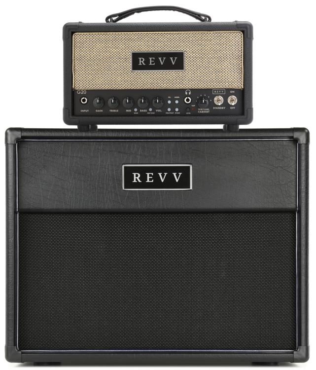 Revv G20 20/4-watt Tube Head and 1x12" Cabinet Bundle - Black Tolex ...