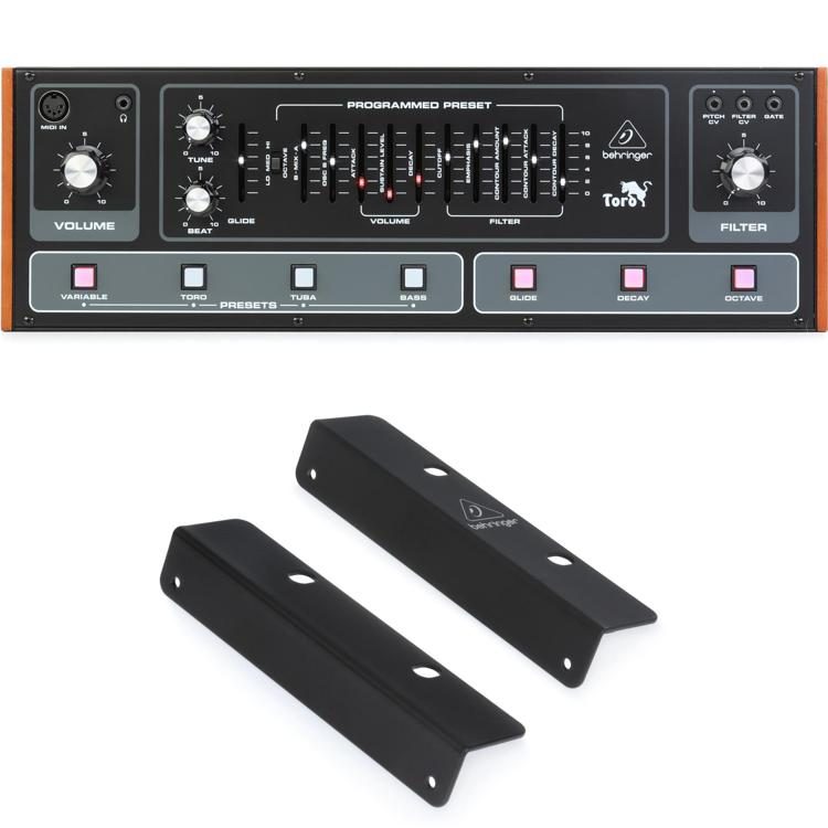 Behringer TORO Analog Bass Synthesizer and Rack Ears | Sweetwater